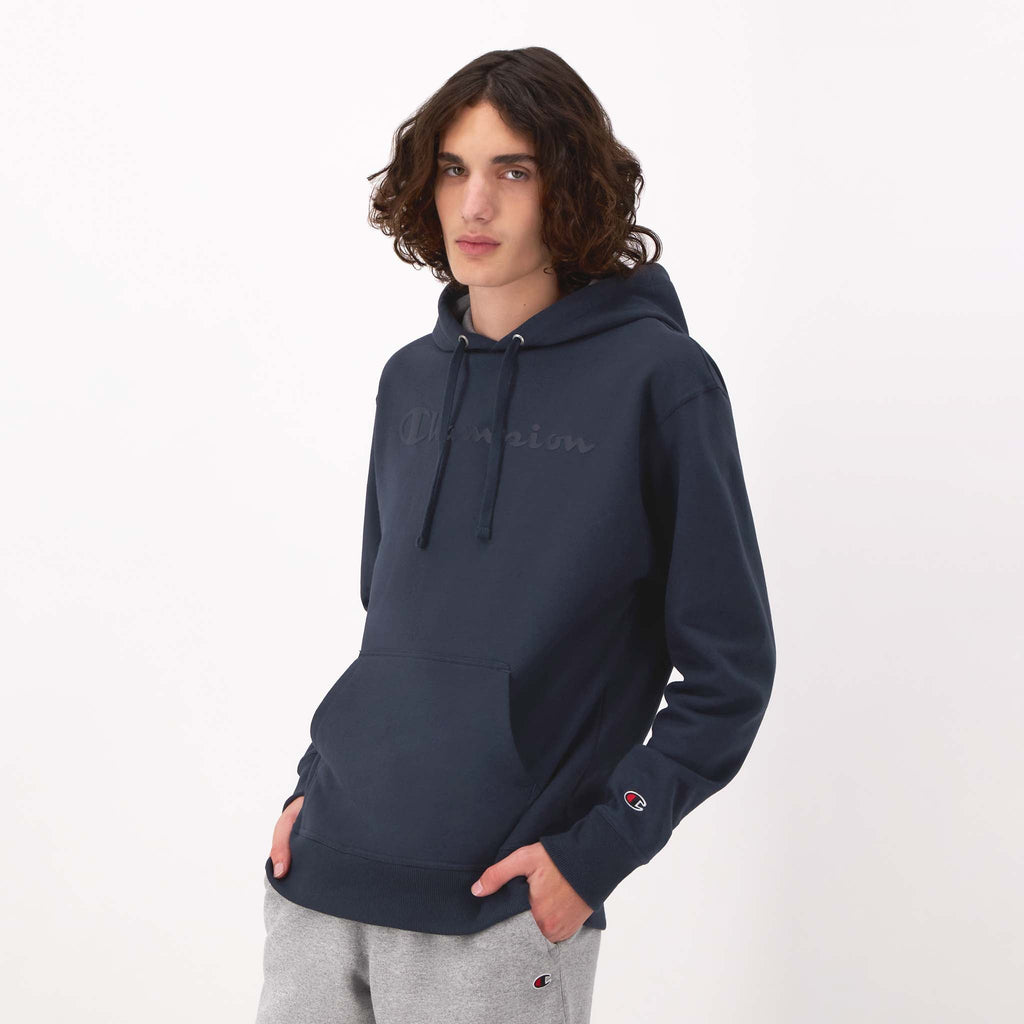 Powerblend Hoodie, Tonal Script Logo - Champion