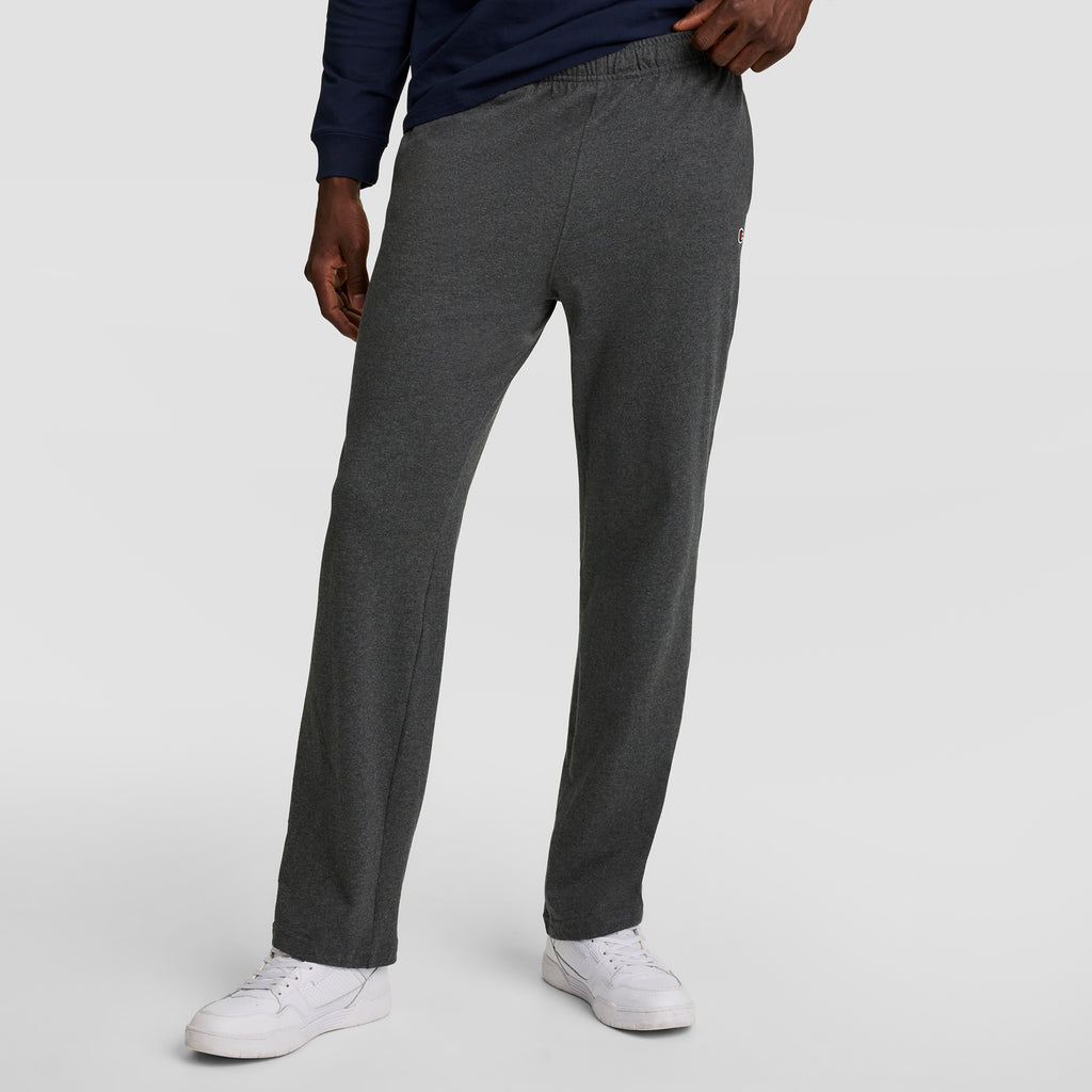 Lightweight Lounge Pants, Open Hem, C Logo - Champion