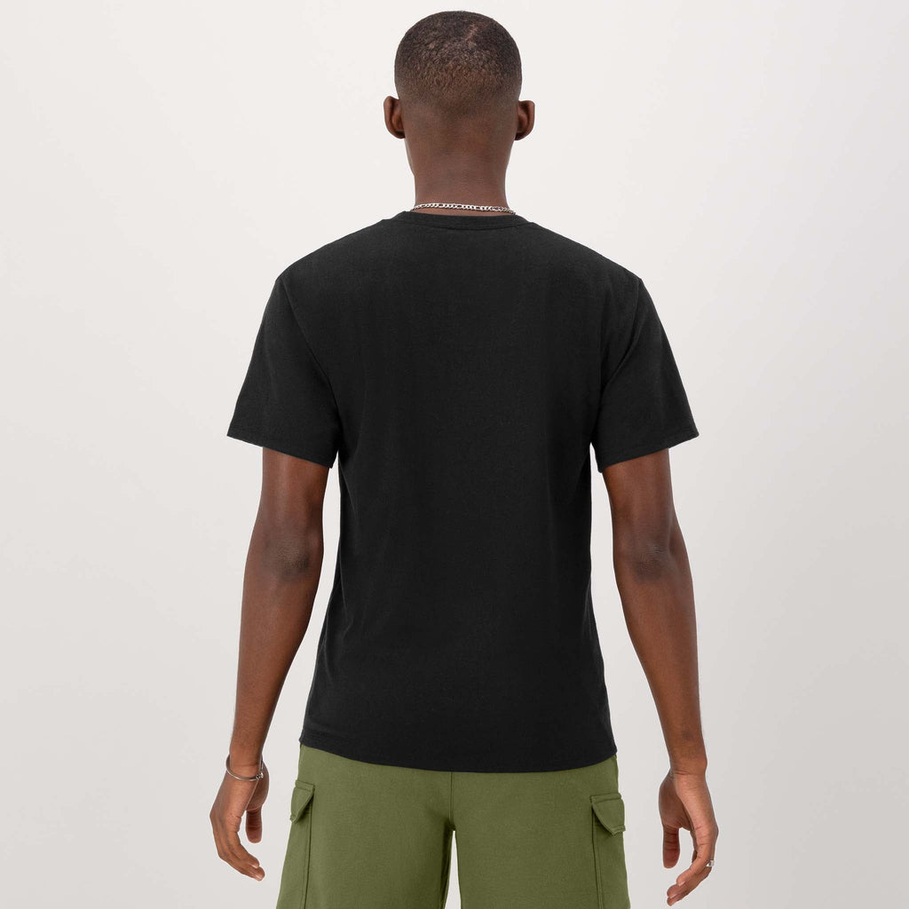 Classic Graphic T-Shirt, Tonal Script Logo - Champion