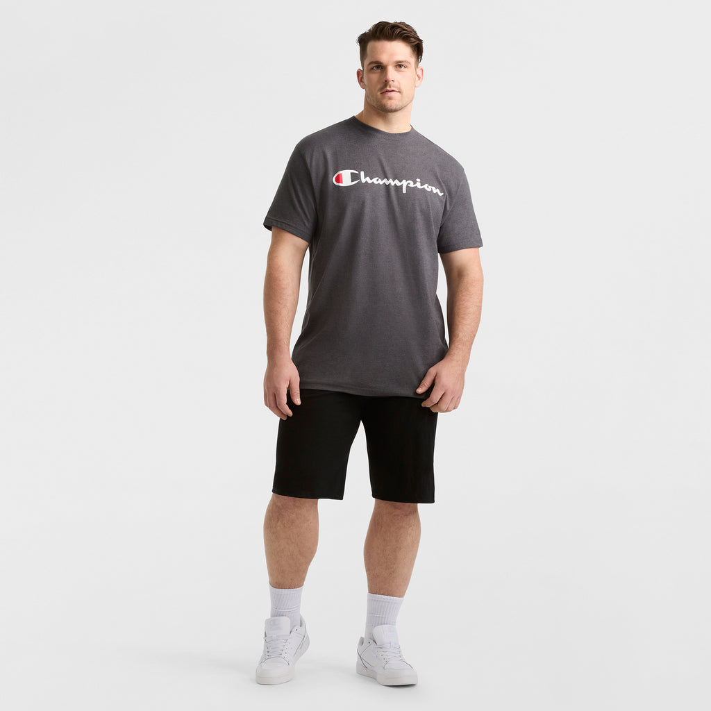 Classic Graphic T-Shirt, Script Logo - Big & Tall - Champion