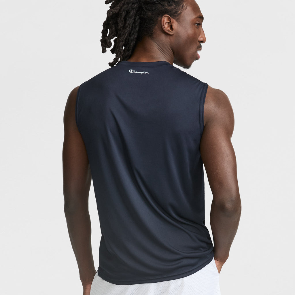 Sport Muscle Tank, Reflective C Logo - Champion