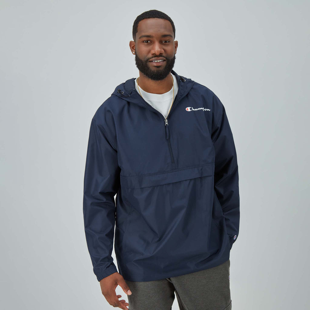 Stadium Packable Jacket, Script Logo - Big & Tall - Champion