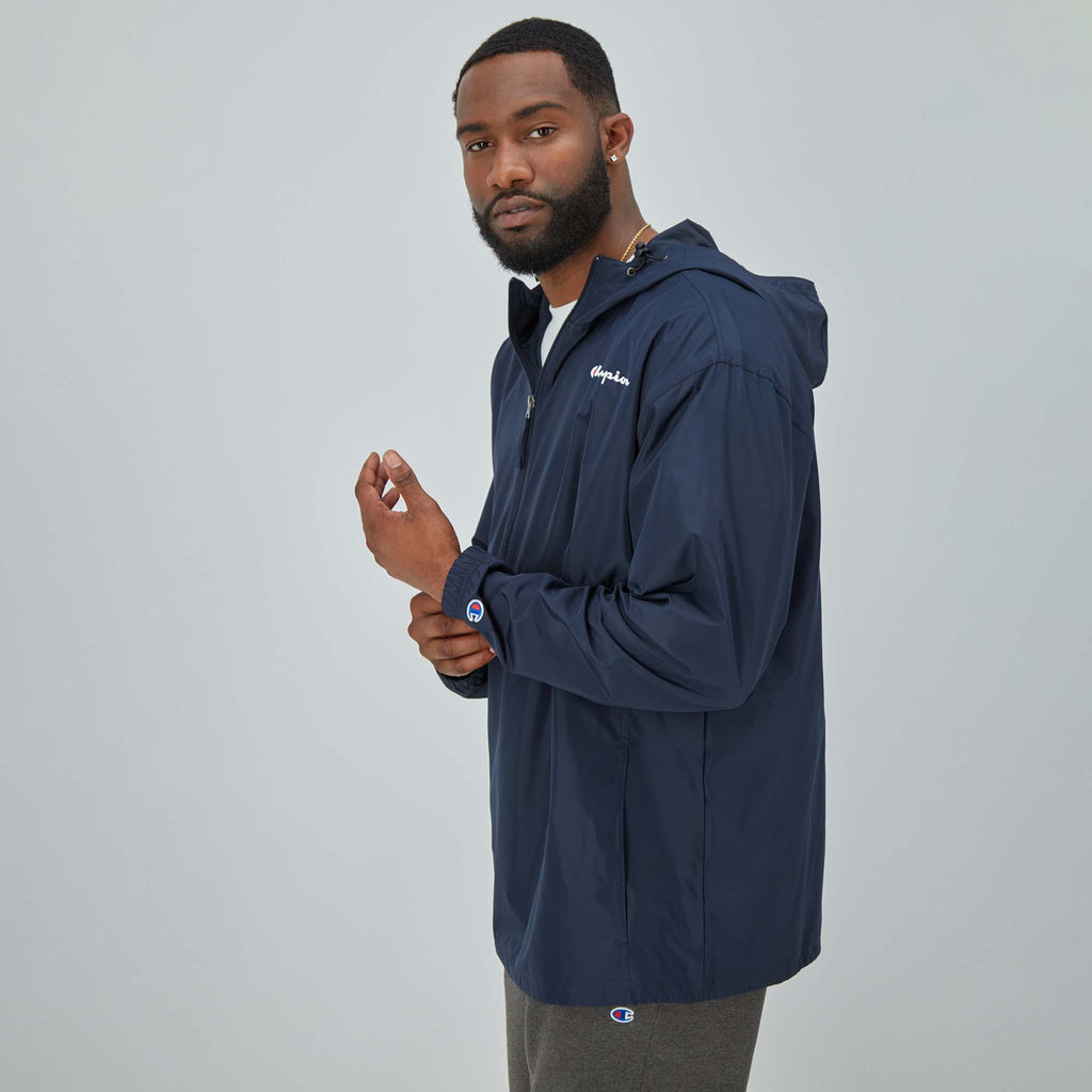 Stadium Packable Jacket, Script Logo - Big & Tall - Champion